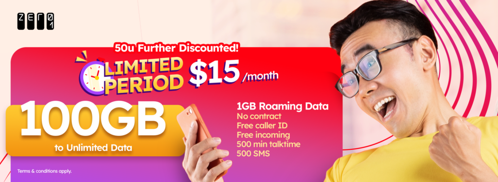 Ultra Data Boost - Zero1 50u 100GB Mobile Plan - Let's Zero™ in