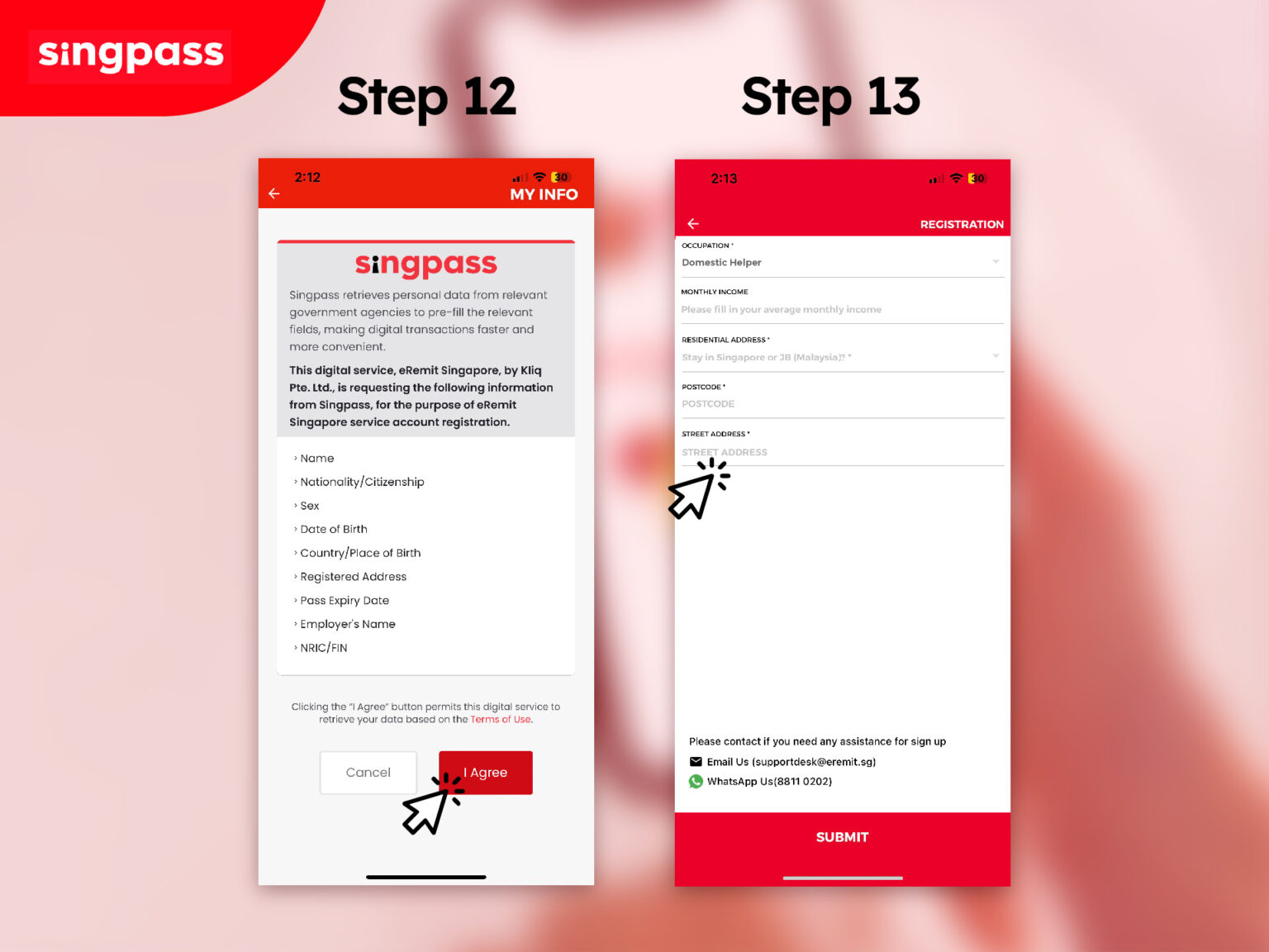 A guide on how to sign up for eRemit Singapore - Zero1 Unlimited Mobile Plans