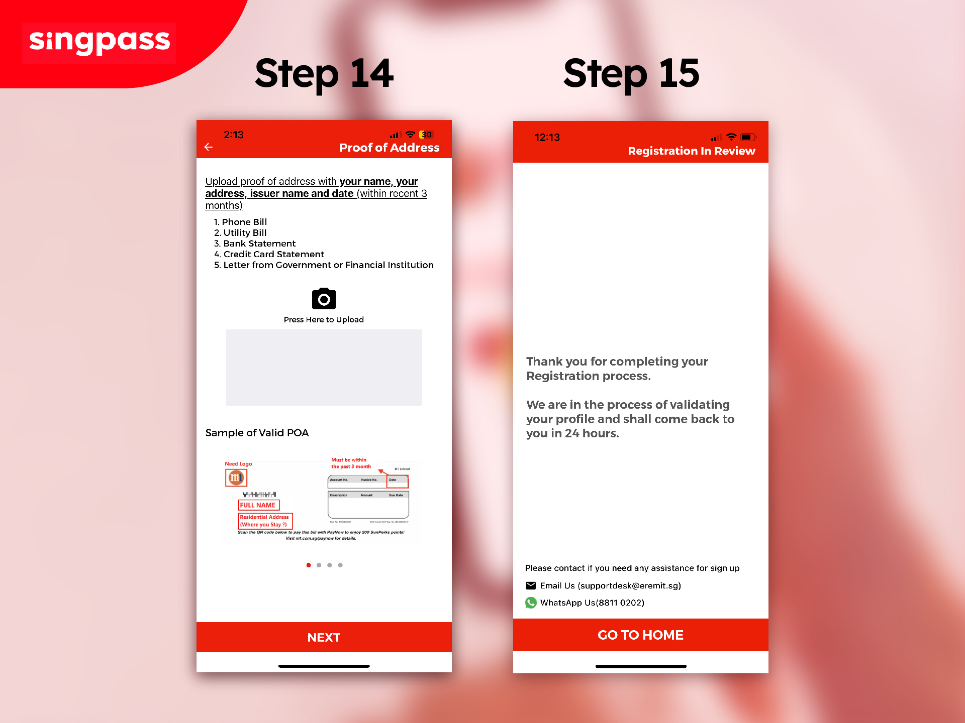 A guide on how to sign up for eRemit Singapore - Zero1 Unlimited Mobile ...