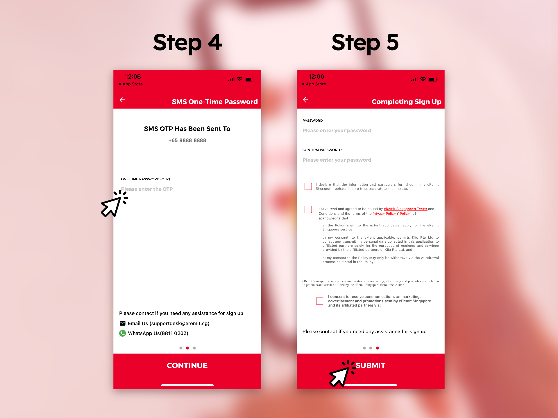 A guide on how to sign up for eRemit Singapore - Zero1 Unlimited Mobile Plans