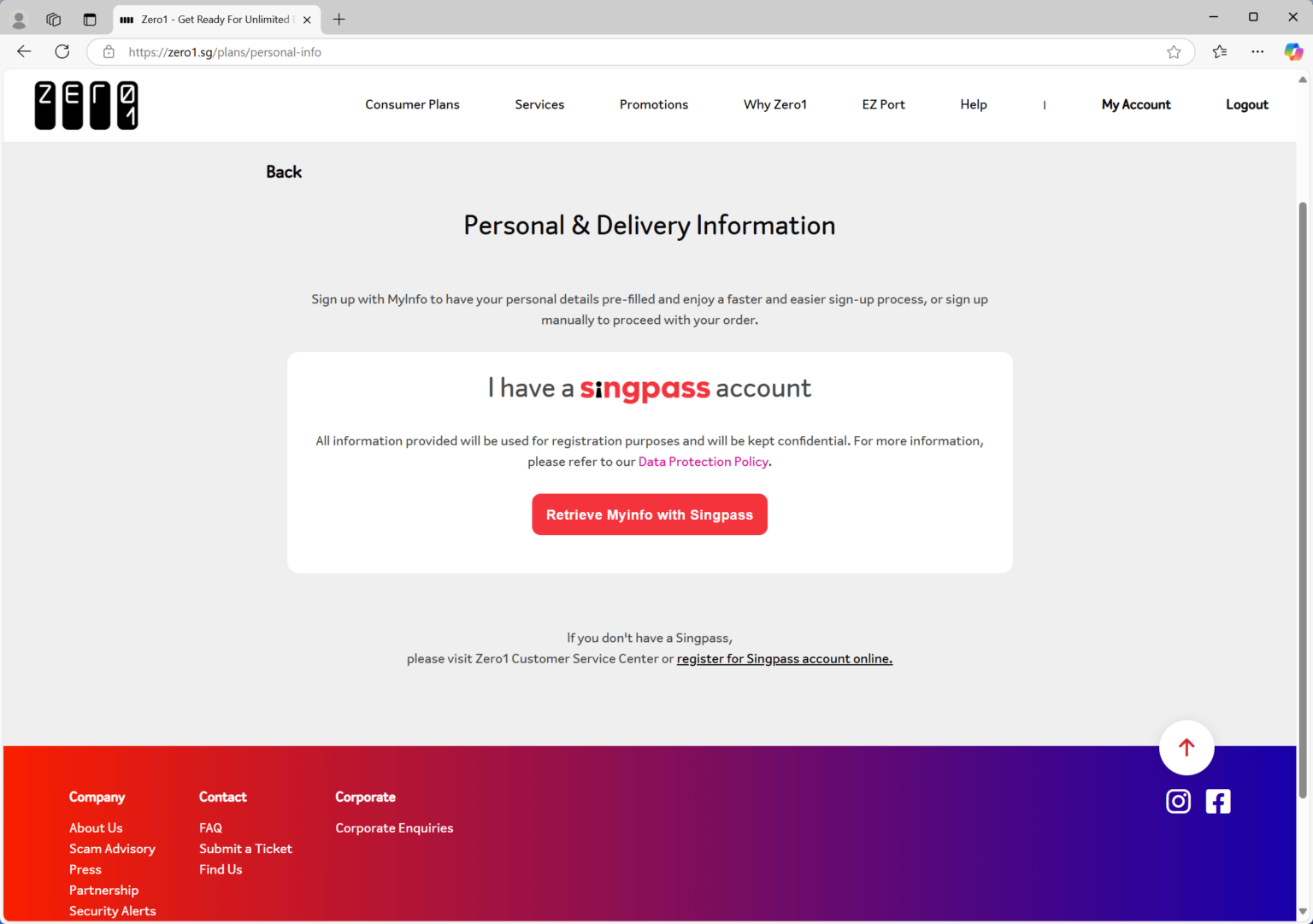 A Guide on How to Sign Up for a Zero1 Mobile Plan - Let's Zero™ in