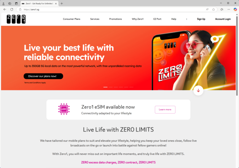 A Guide on How to Sign Up for a Zero1 Mobile Plan - Let's Zero™ in