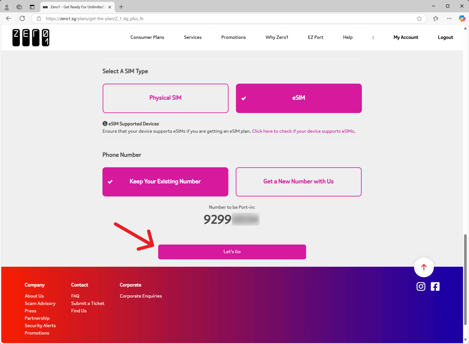 A Guide on How to Sign Up for a Zero1 Mobile Plan - Let's Zero™ in