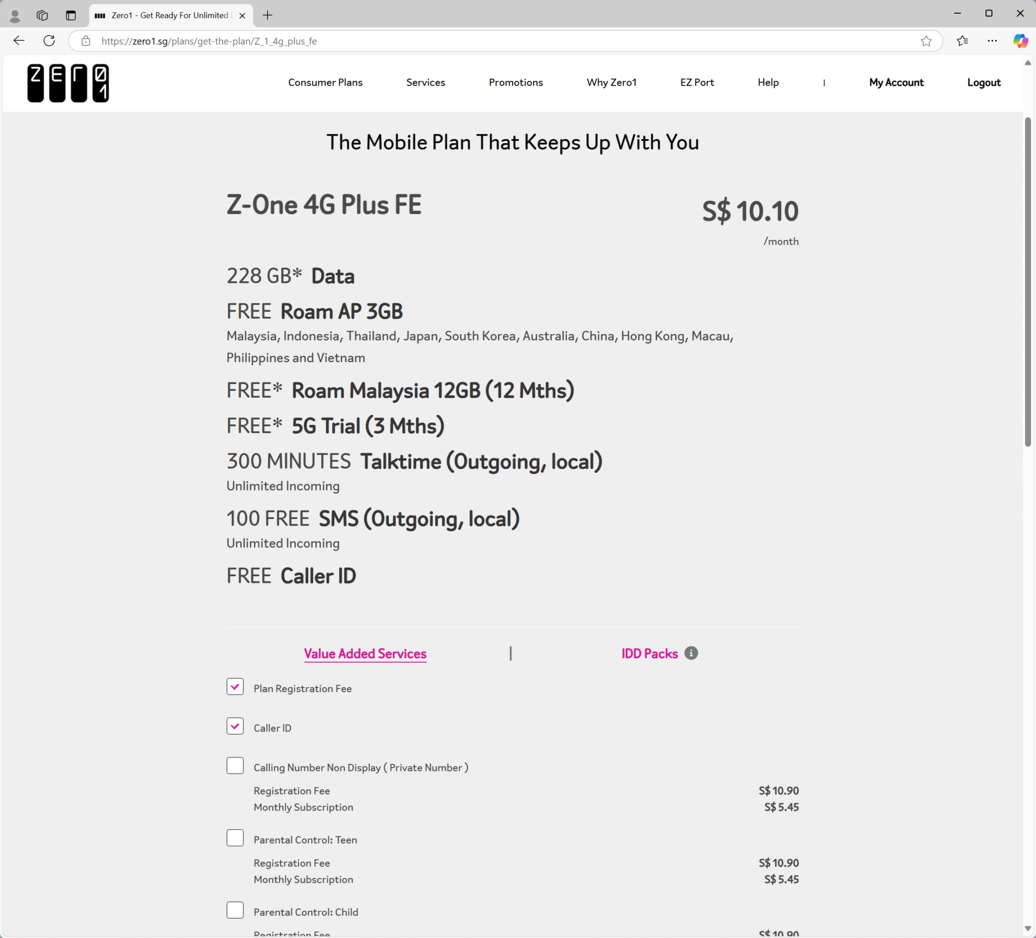 A Guide on How to Sign Up for a Zero1 Mobile Plan - Let's Zero™ in