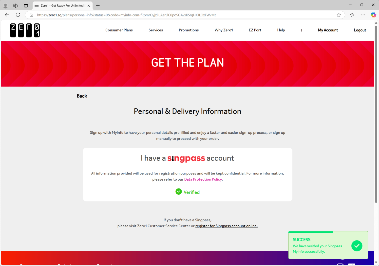 A Guide on How to Sign Up for a Zero1 Mobile Plan - Let's Zero™ in