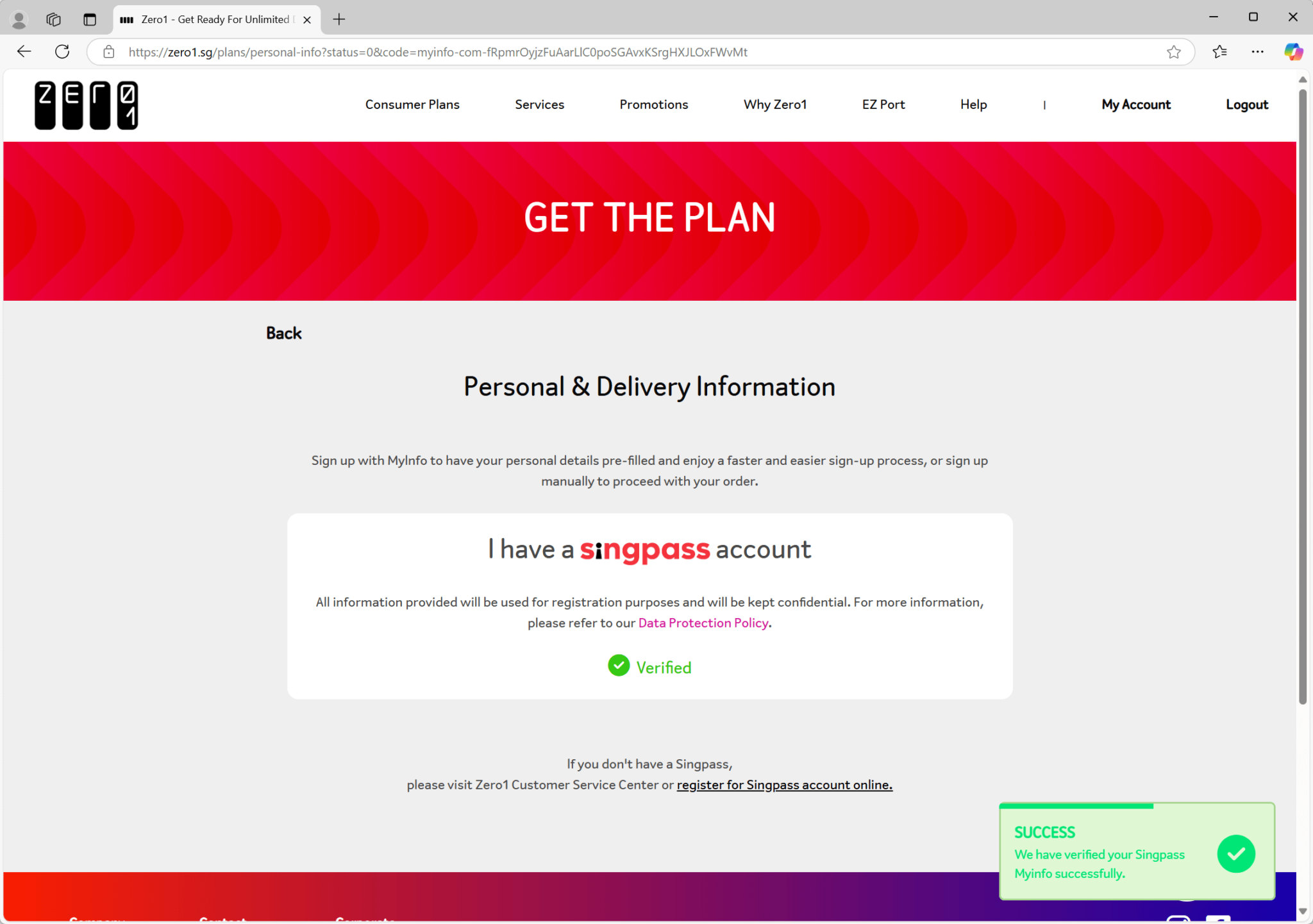 A Guide on How to Sign Up for a Zero1 Mobile Plan - Let's Zero™ in