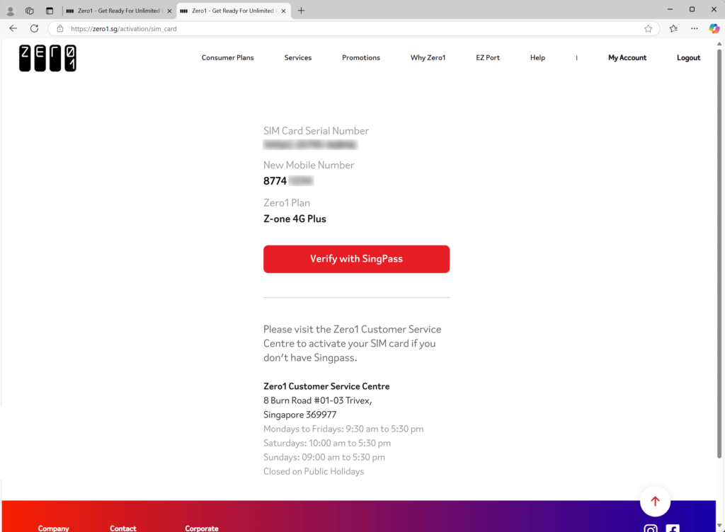 A Guide on How to Activate Your Zero1 Physical SIM card - Let's Zero™ in